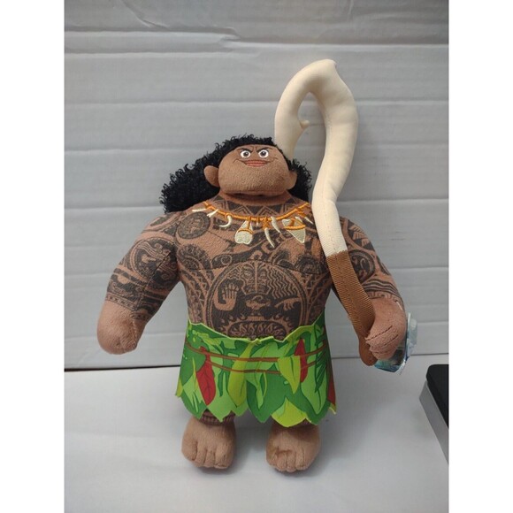 Disney | Toys | Disney Just Play Moana Movie Maui Whook Plush Doll Toy ...